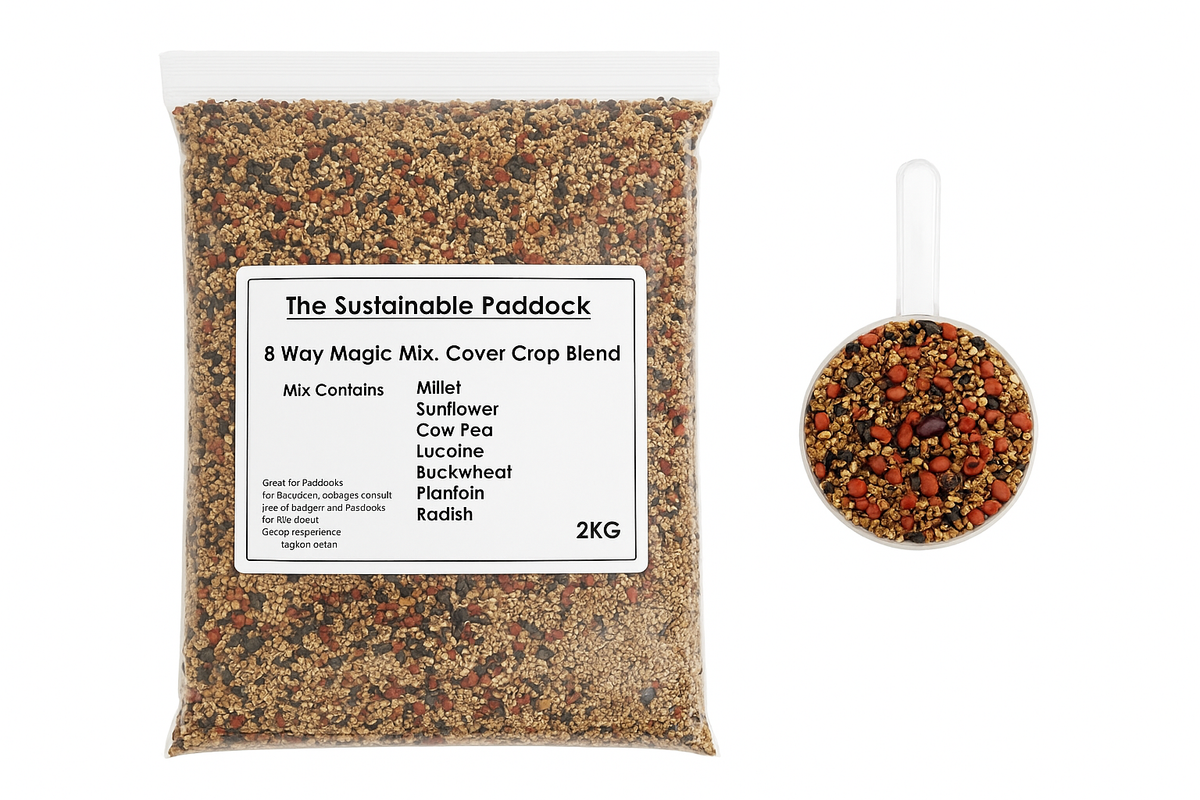 8 Way Magic Mix Cover Crop Seed Blend Summer | The Sustainable Paddock